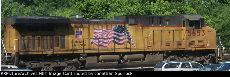 UP 5653, engineer's side